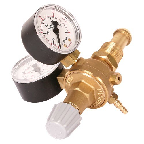 Brass Regulator with Contents and Flow Gauges | MTS Direct